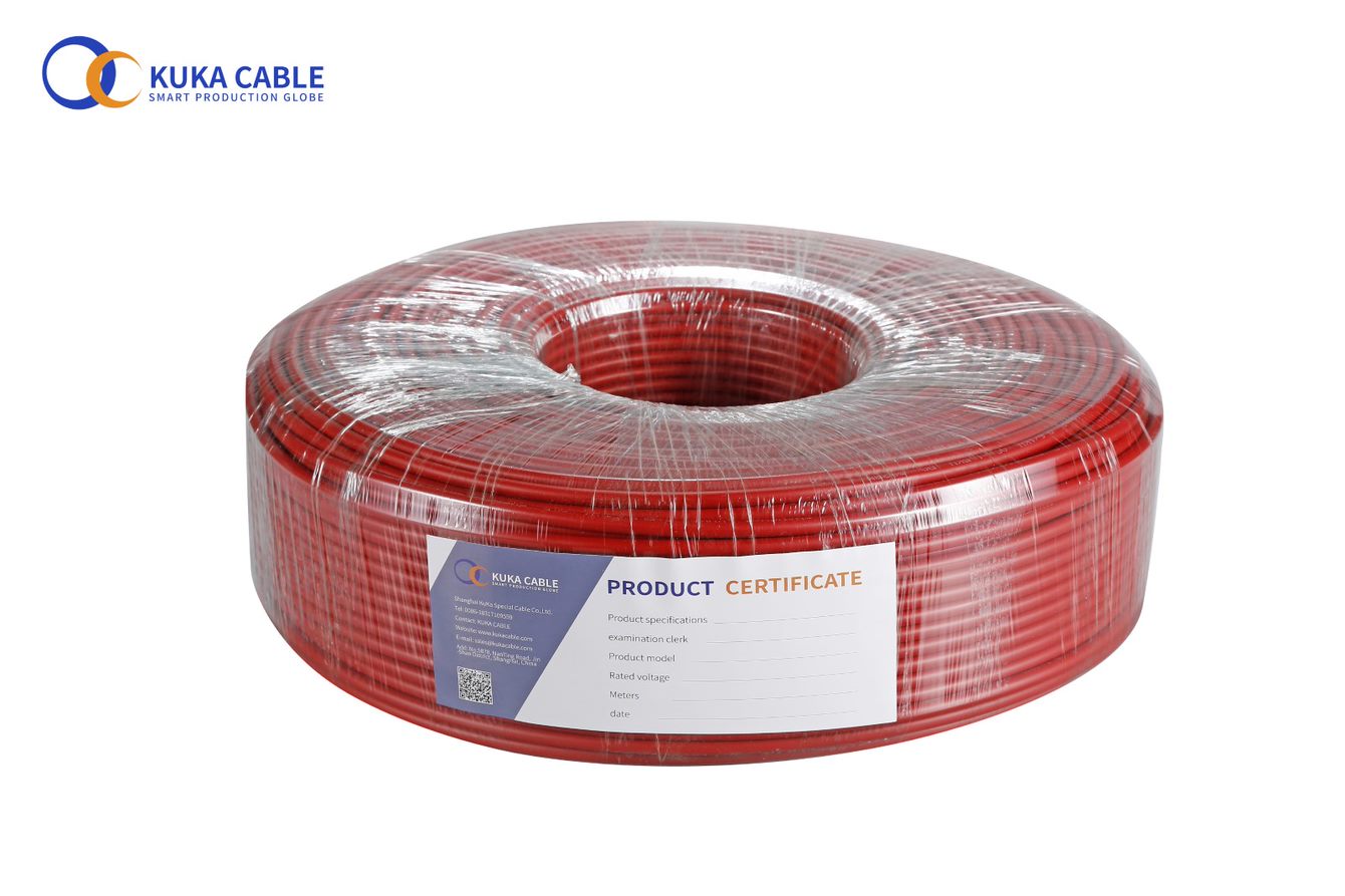 Kuka Solar Cable H1Z2Z2-K, 1x4mm2 Red, 100m/drum